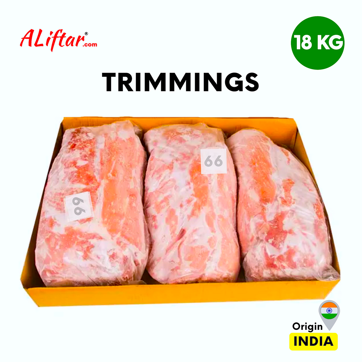 Frozen Trimmings Beef Indian | 18kg – ALiFTAR.com