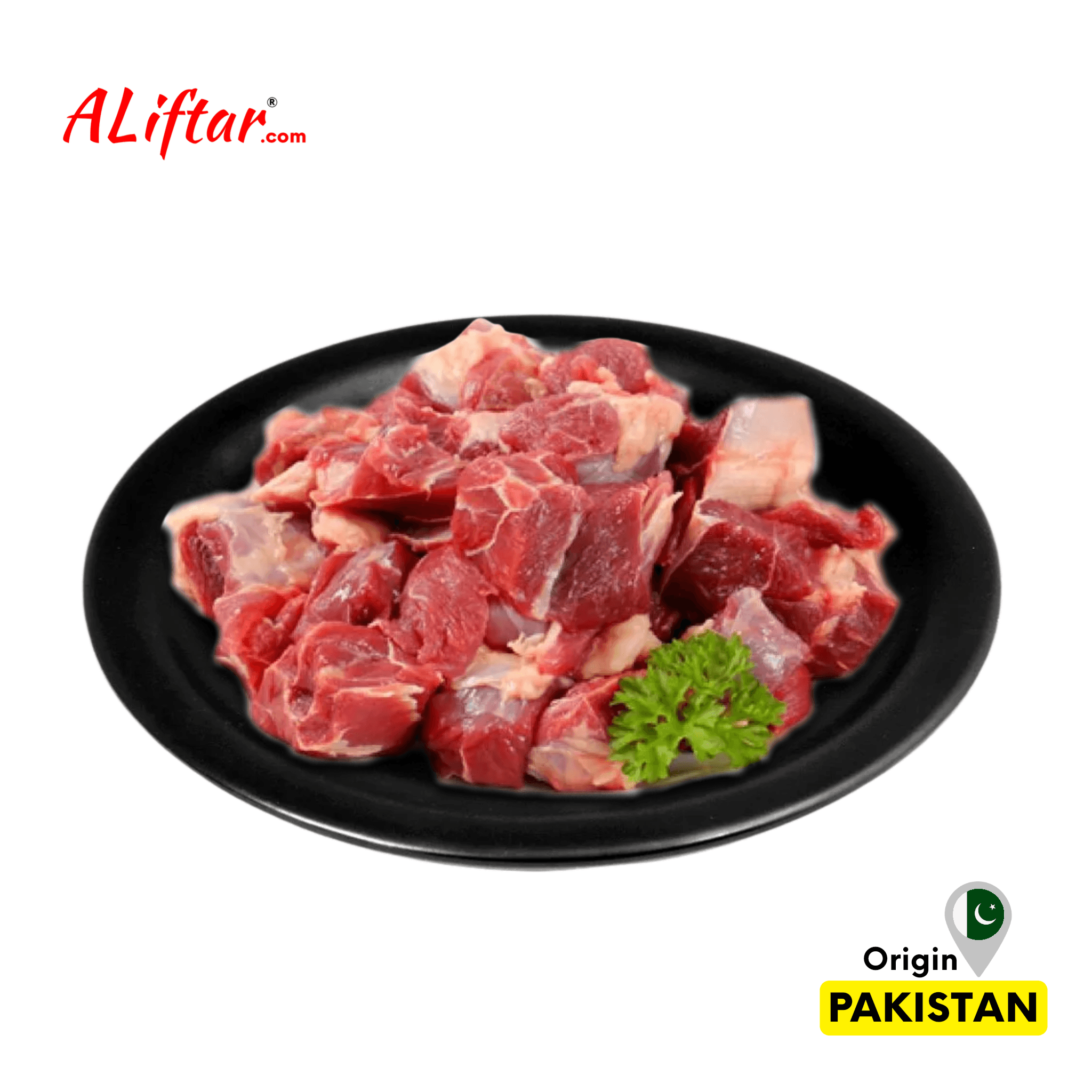 Fresh Pakistan Beef With Bone Small Cubes 500g – ALiFTAR.com