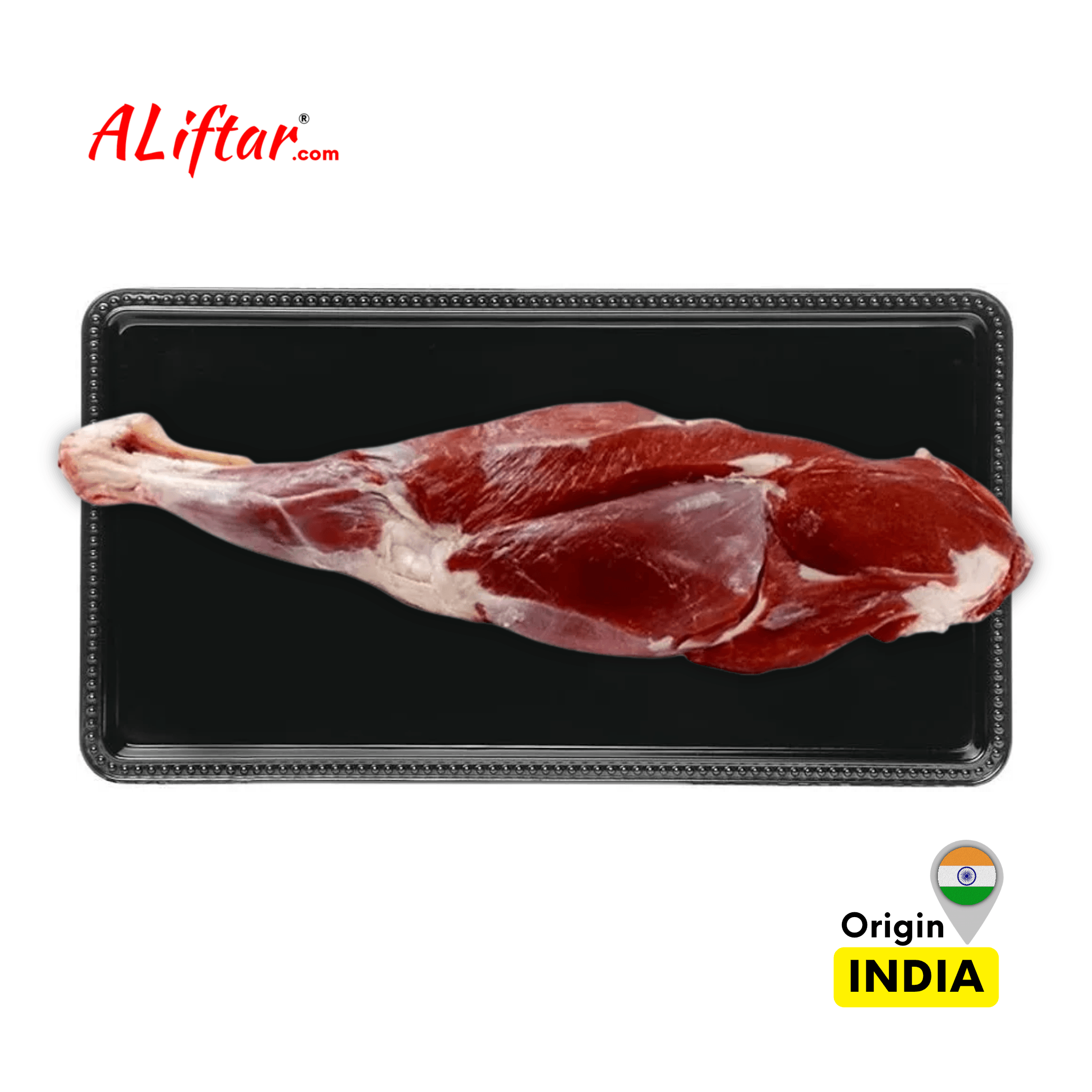 Fresh Indian Mutton full Leg Bone-in 1kg – ALiFTAR.com